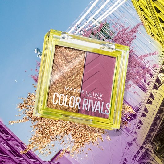 Maybelline Color Rivals Shadow Duo: 12hr Waterproof Eyeshadow Palette