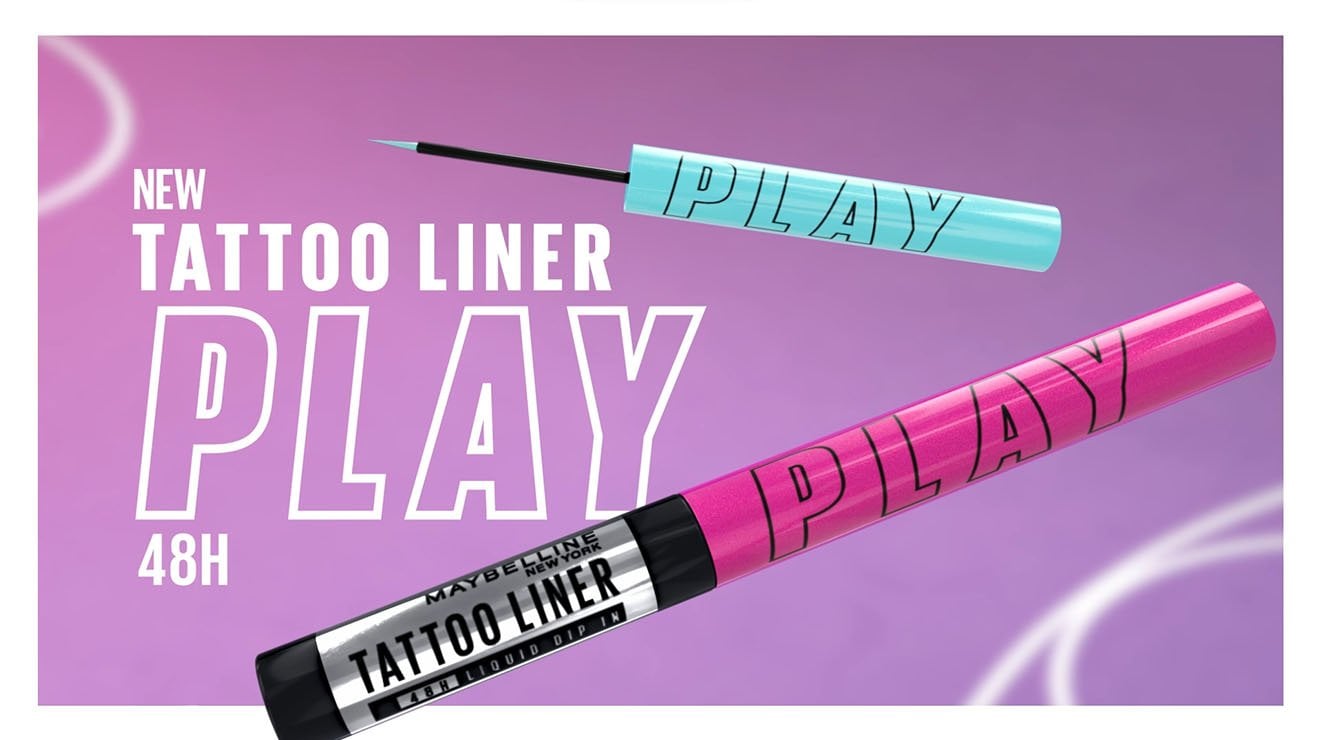 Maybelline Tattoo Play Liner: Waterproof Tattoo Play Colored Eyeliner