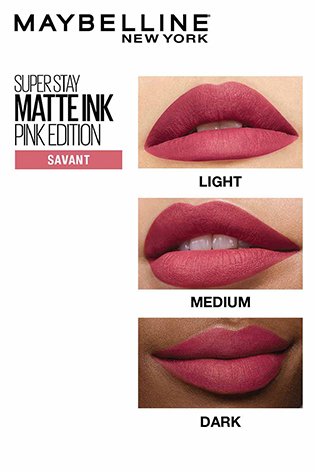 Maybelline Pink Matte Lipsticks: Superstay Matte Ink Pink Lipstick