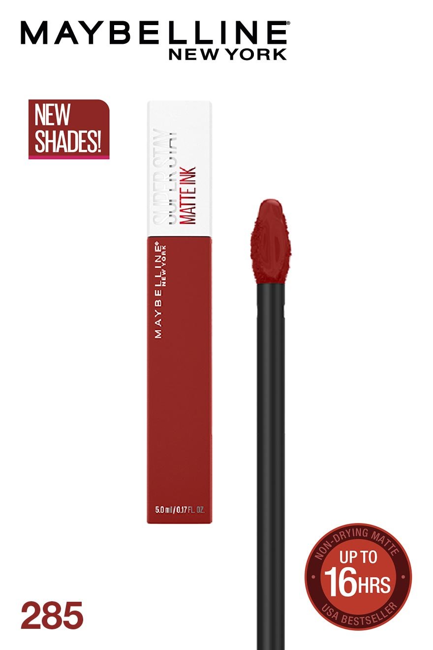 Maybelline Red Lipstick - Buy Superstay Matte Ink Rogue Reds Matte ...
