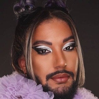 how to draw beard with makeup